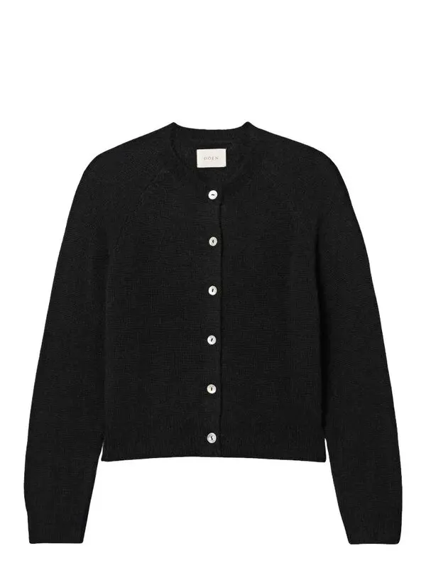 DÔEN Petra Knitted Cardigan - Black