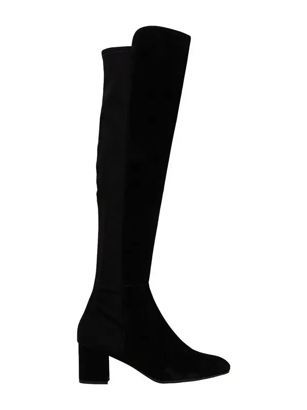 STUART WEITZMAN Microstretch Suede Over-the-knee Boots - Black