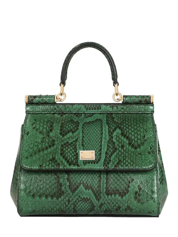 Dolce & Gabbana Medium Sicily Handbag - Green