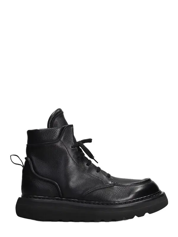 Premiata Lace-up Ankle Boots - Black