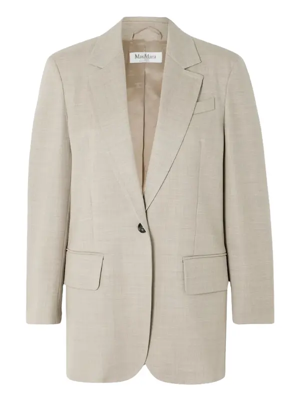 Max Mara Wool Blazer - Brown