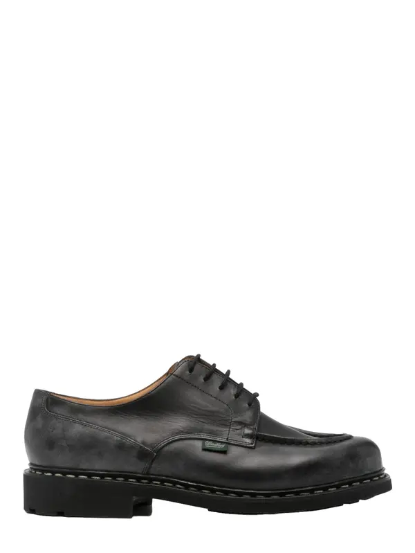 Paraboot Leather Derby Shoes - Black