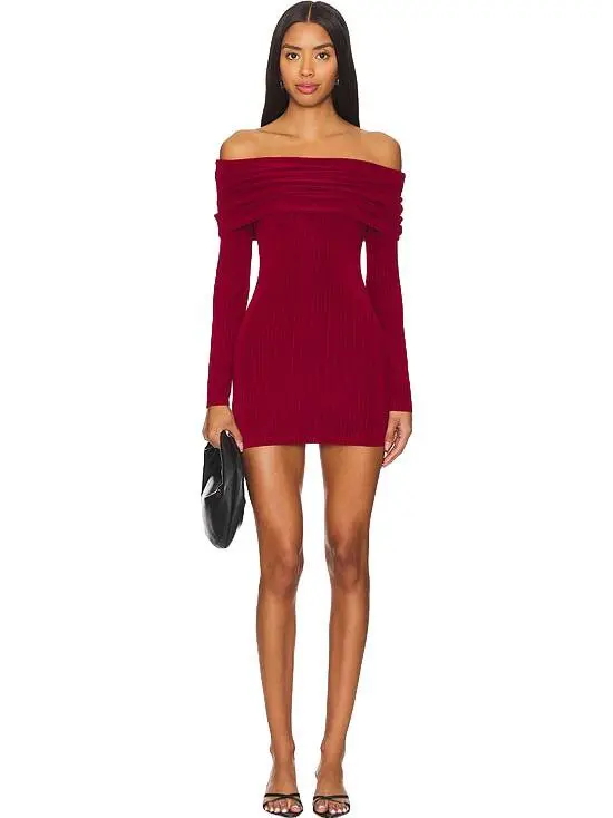 Superdown Megan Mini Dress - Wine