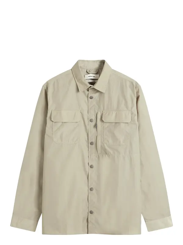 KESTIN Edzell Overshirt - Light Grey