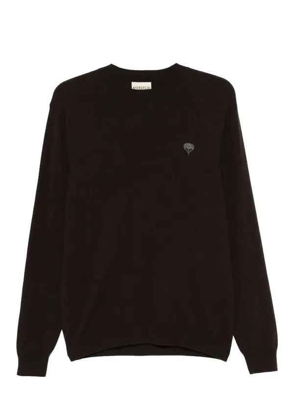 MORDECAI Crew-neck Sweater - Brown