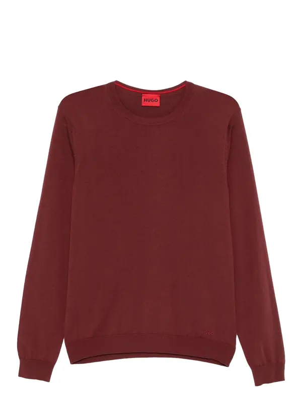 Hugo Virgin Wool Sweater - Red