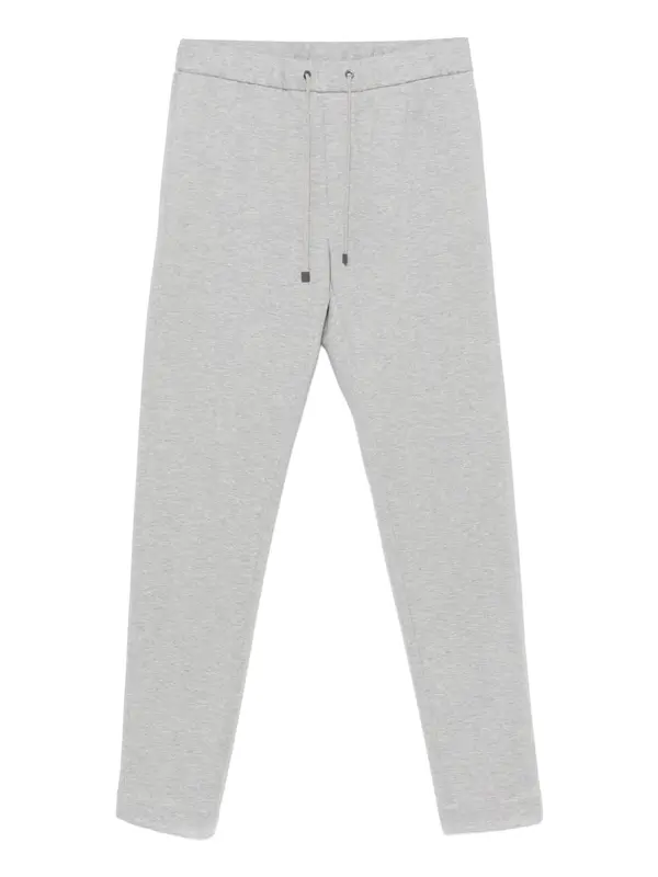 Peserico Mélange-effect Sweatpants - Grey