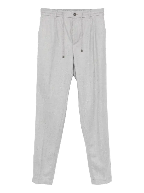 Peserico Tapered Trousers - Grey