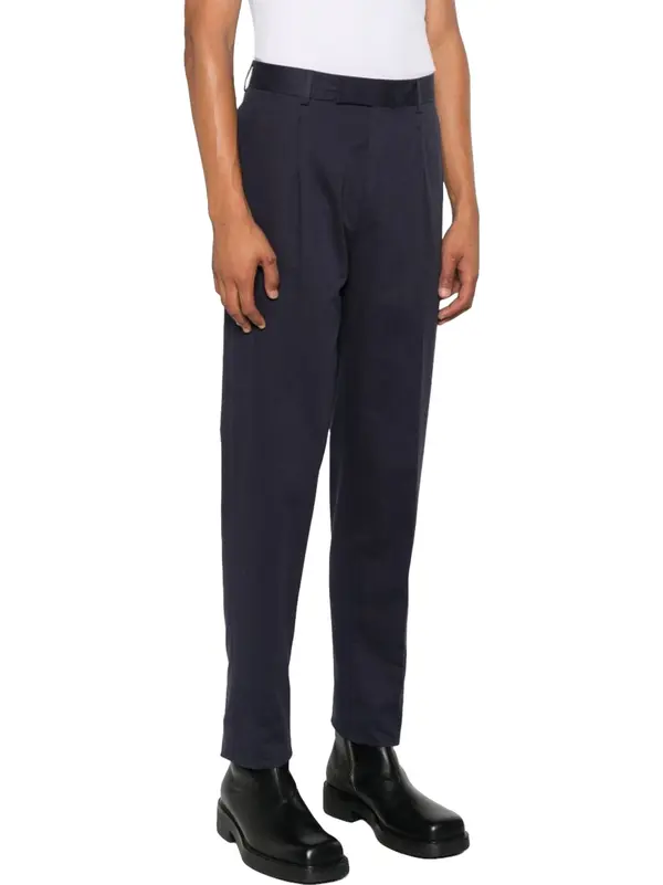 Zegna Slim Chino Trousers - Blue