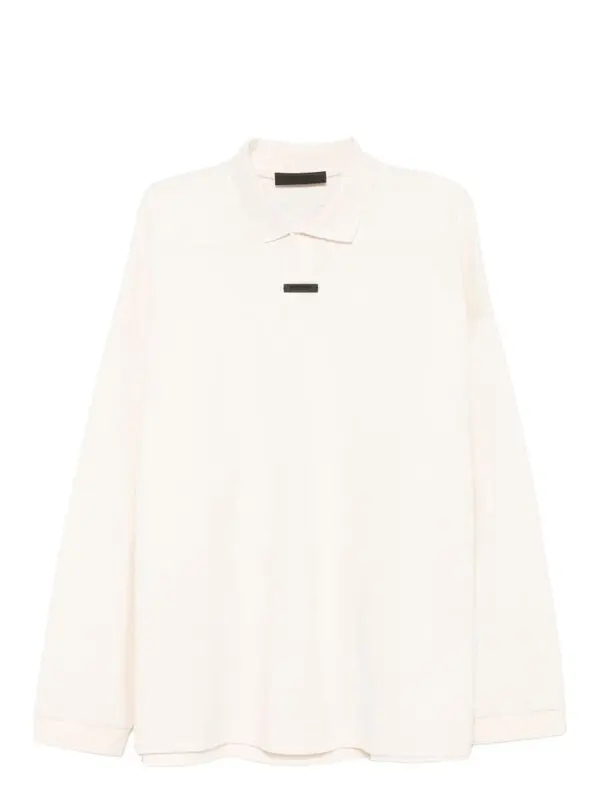 Fear Of God Piqué Polo Shirt - Neutrals