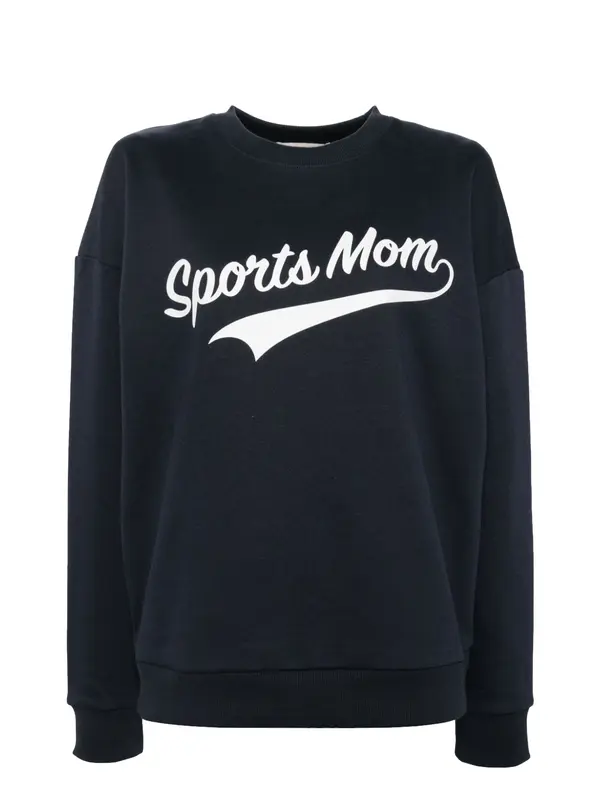 FAVORITE DAUGHTER Slogan Print Sweatshirt - Blue