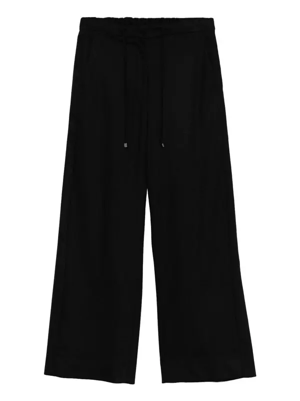 Max Mara Cropped Trousers - Black