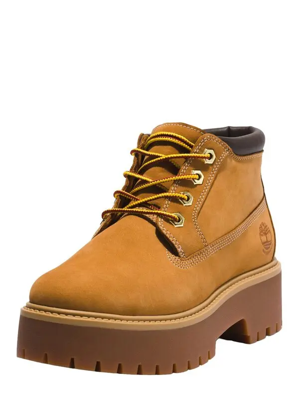 Timberland Stone Street Waterproof Platform Boots - Wheat