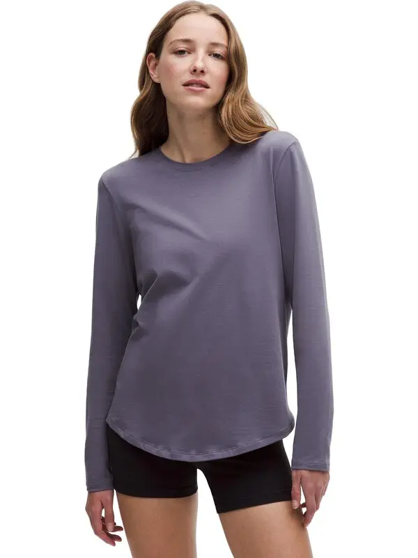 Lululemon Love Long-sleeve Shirt - Grape Mist
