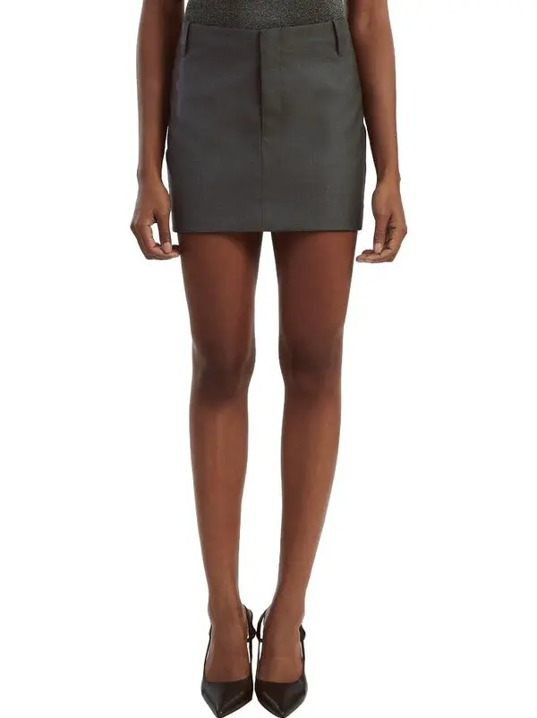 Bardot Maika Miniskirt - Dark Grey
