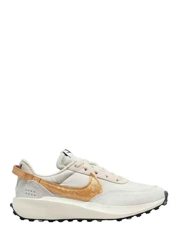 Nike Waffle Debut Metallic Gold Sneakers - Light Orewood Brown/sail/black