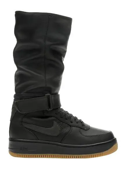 Nike Air Force 1 Upstep Warrior High-top Sneakers - Black/gum
