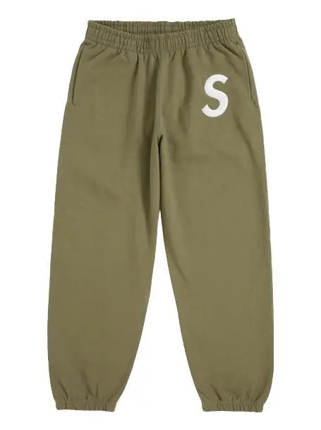 Supreme Logo Sweatpant - Light Olive