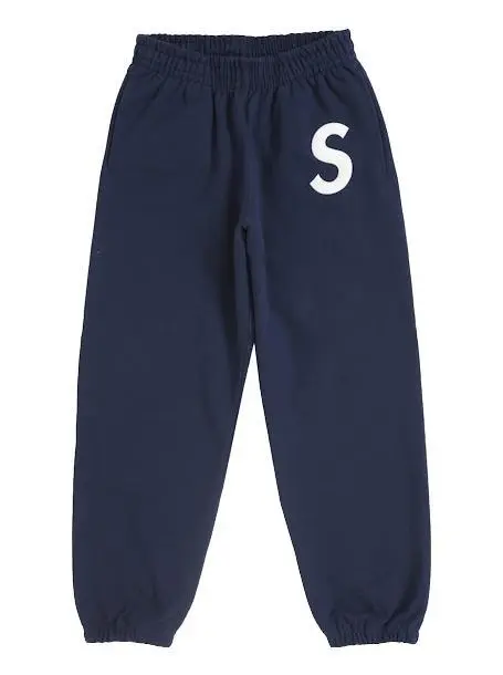 Supreme Logo Sweatpant - Navy Blue