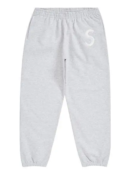 Supreme Logo Sweatpant - Ash Grey