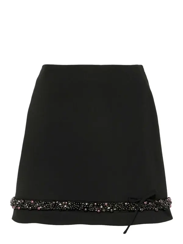 Viktor & Rolf Embellished Mini Skirt - Black