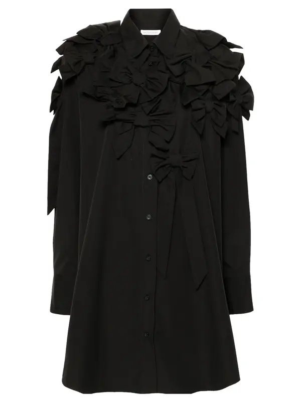 Viktor & Rolf Bow-detail Shirt Dress - Black