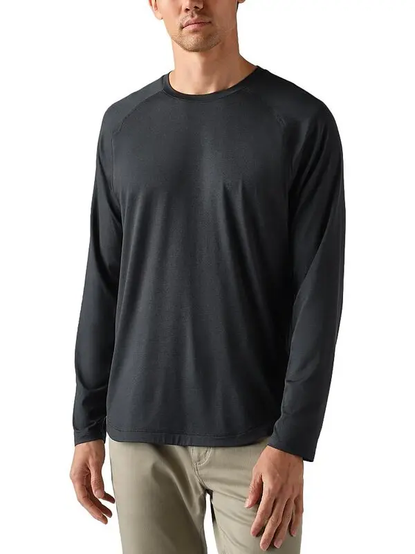 RHONE Atmosphere Long Sleeve Tee - Black Heather