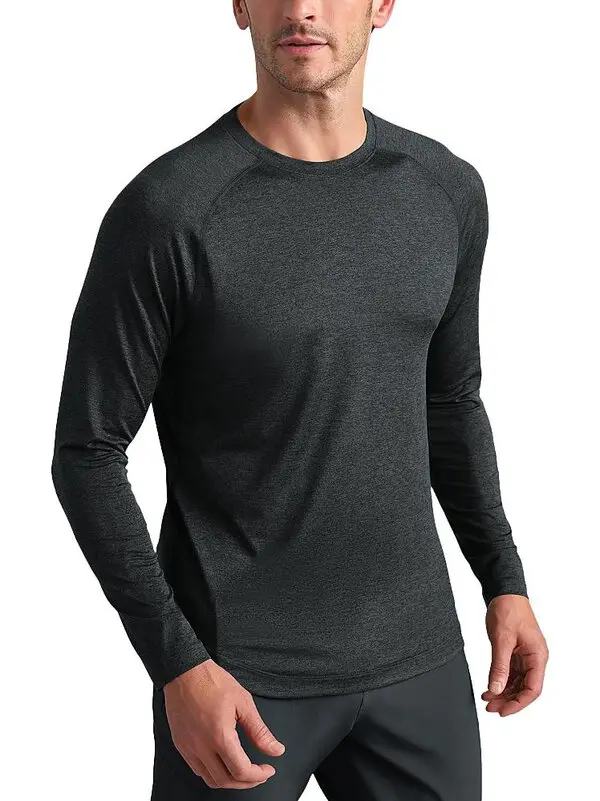 RHONE Atmosphere Long Sleeve Tee - Pine Gray Heather