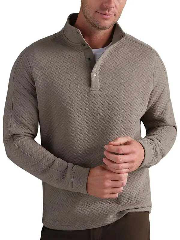 RHONE Pullover Sweater - Foggy Taupe