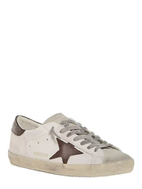 Golden Goose Super-star Low Top Sneakers - White Ice