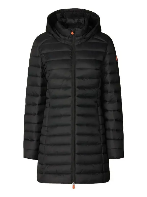 SAVE THE DUCK Carol Long Down Jacket - Black