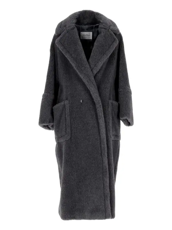 Max Mara Kadiak Oversized Teddy Coat - Blue