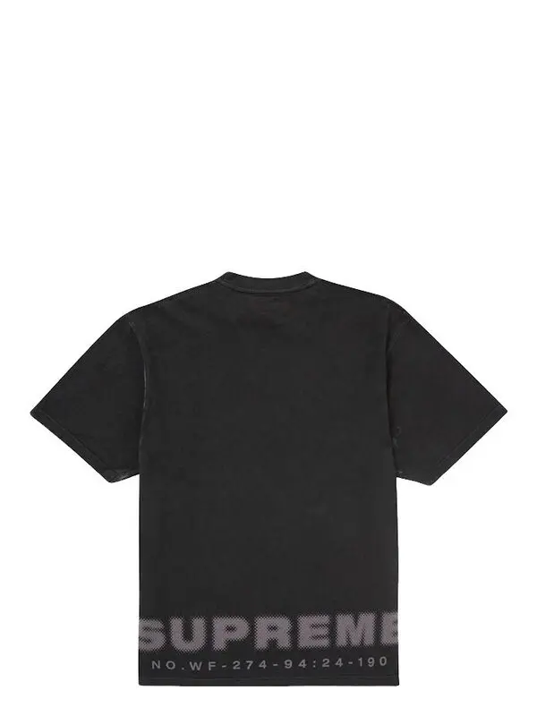 Supreme Discharge Short Sleeve Top - Black