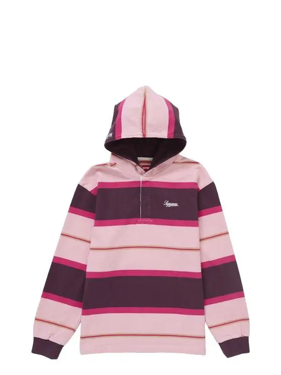 Supreme Hooded Rugby - Dark Purple