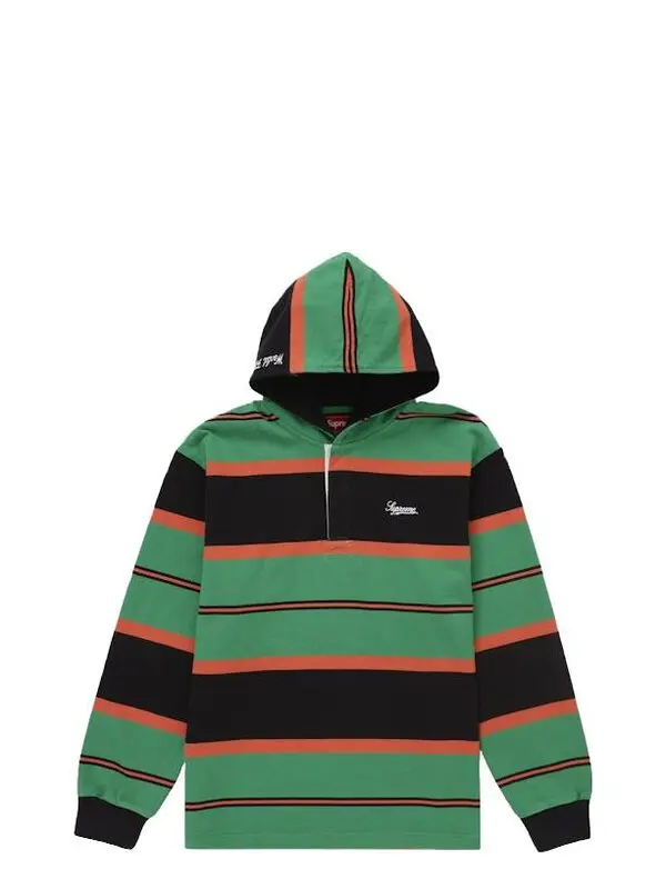 Supreme Hooded Rugby - Green