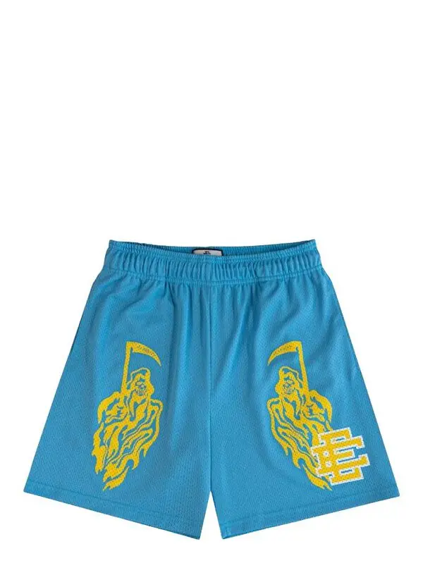 ERIC EMANUEL X Warren Lotas Short - Carolina Blue/yellow