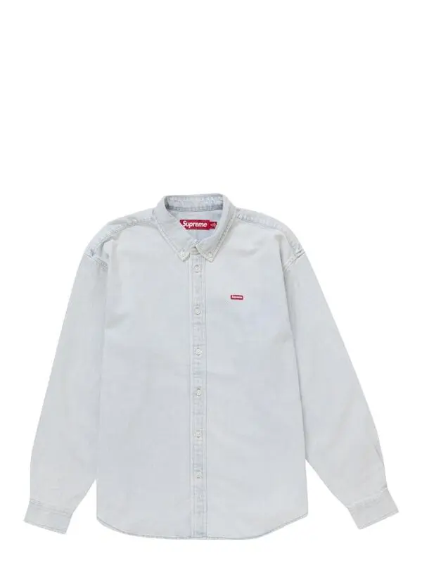 Supreme Small Box Shirt - Washed Denim
