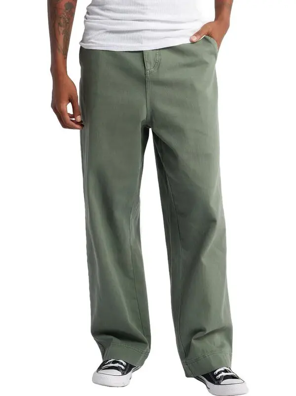 ELWOOD Everyday Straight Leg Pants - Forest