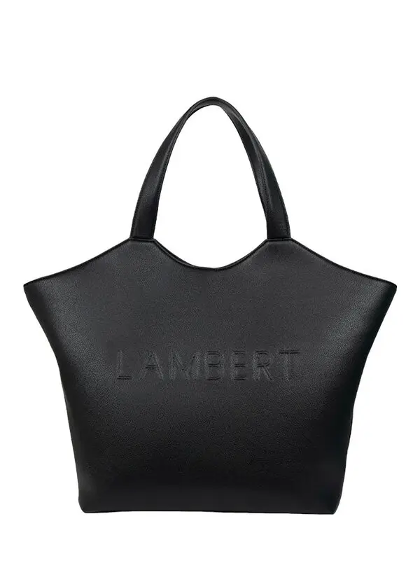 LAMBERT The Sheila Vegan Leather Tote Bag - Black