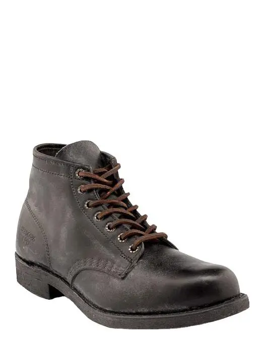 Frye Leather Lace-up Boots - Black