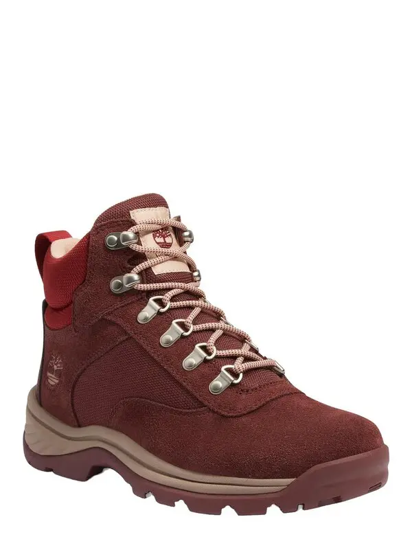 Timberland Ledge Mid Waterproof Hiking Boot - Burgundy Suede
