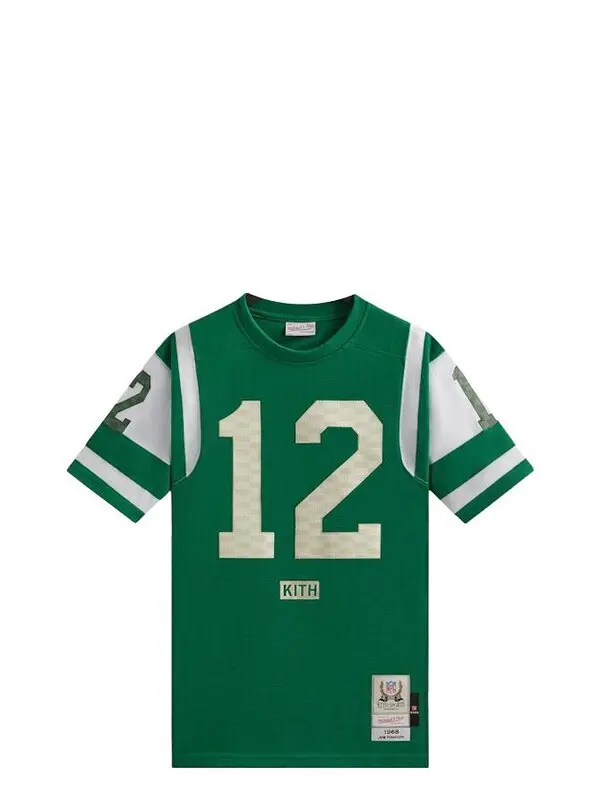 Kith X Mitchell & Ness Nfl Joe Namath Jersey - Green