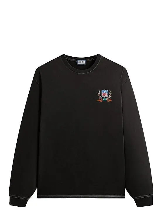 Kith X Nfl 47 Dolphins Vintage Long Sleeve Tee Shirt - Black