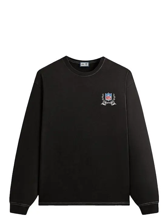 Kith X Nfl 47 Raiders Vintage Long Sleeve Tee Shirt - Black