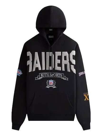 Kith X Nfl 47 Raiders Nelson Hoodie - Black