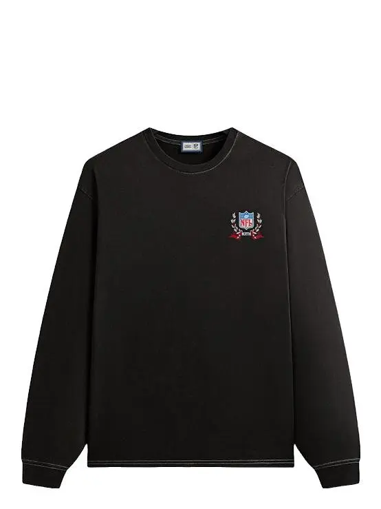 Kith X Nfl 47 Giants Vintage Long Sleeve Tee Shirt - Black