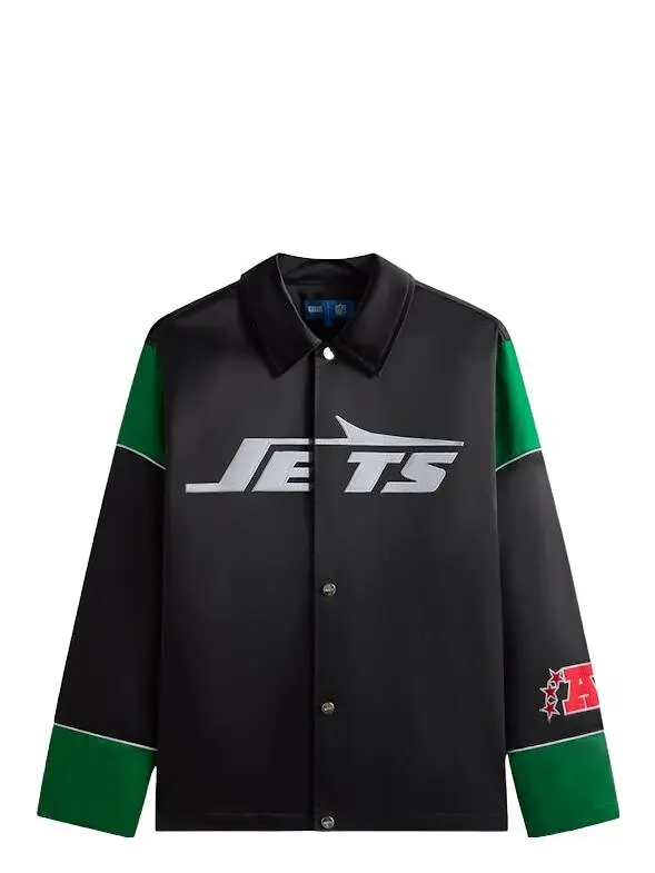 Kith X Nfl 47 Jets Kieran Coaches Jacket - Black