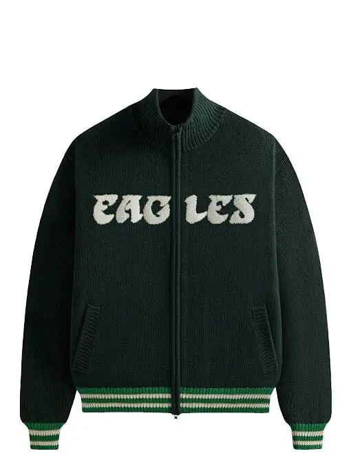 Kith X Nfl 47 Eagles Wyona Full Zip Sweater - Stadium