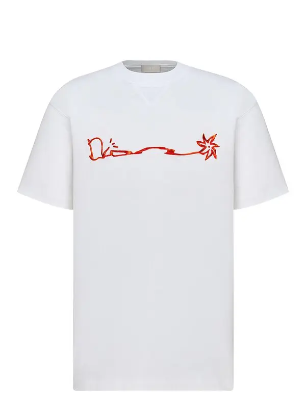 Dior X Cactus Jack Oversized T-shirt - White