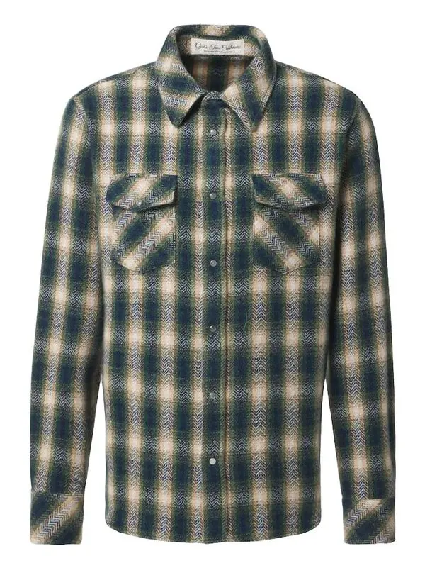 GOD'S TRUE CASHMERE Tartan Cashmere Shirt - Multicoloured